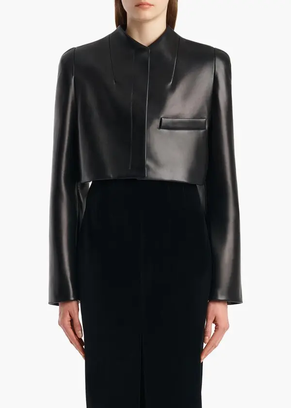 Khaite Samo Jacket In Leather