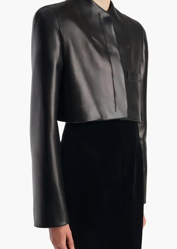 Khaite Samo Jacket In Leather