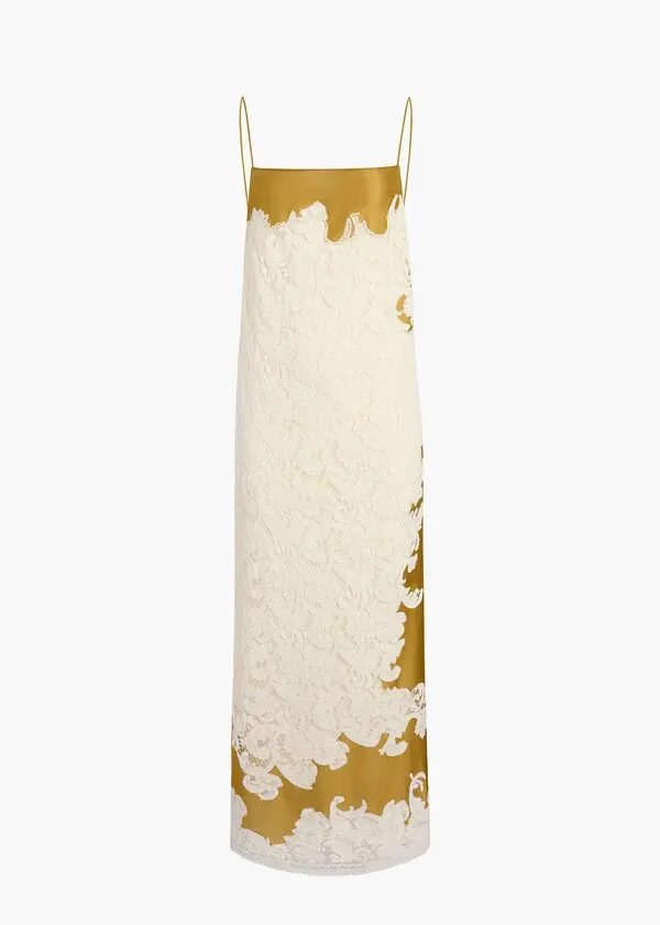 Khaite Nevis Dress - Bronze