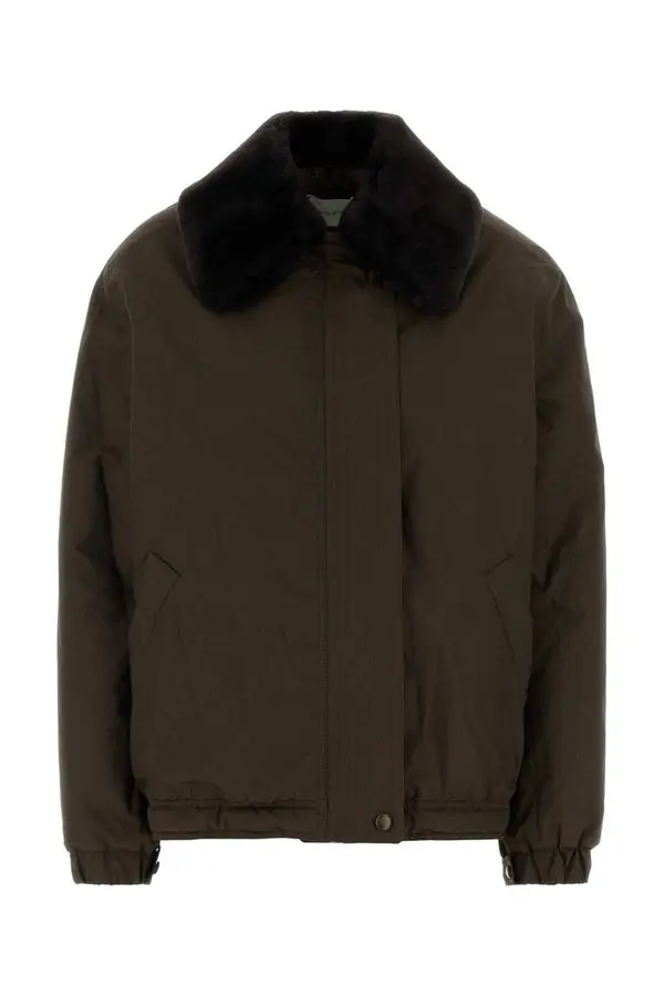 Magda Butrym Cotton Padded Jacket - Brown