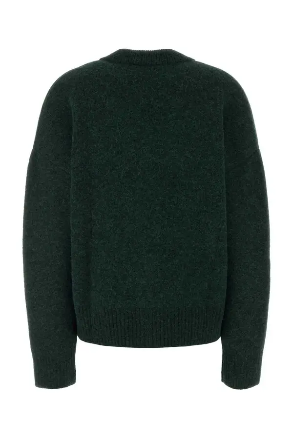 AMI Paris Bottle Alpaca Blend Cardigan
