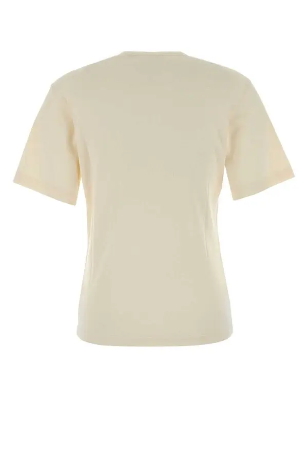 LEMAIRE Cream Cotton T-shirt