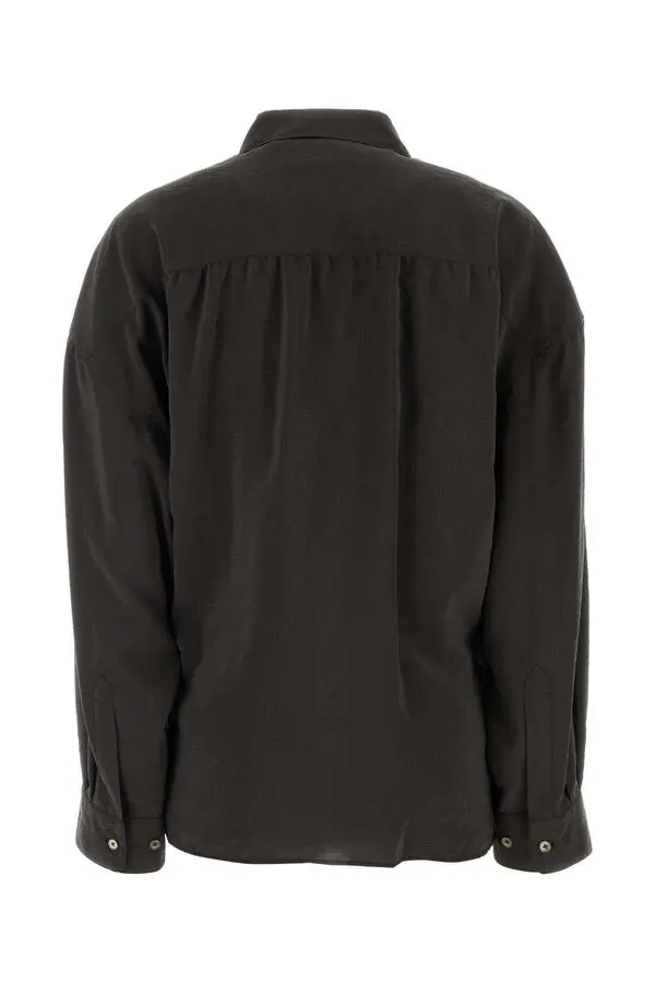 LEMAIRE Dark Silk Blend Shirt