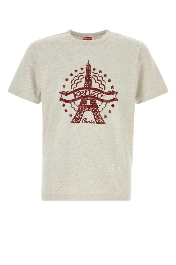 Kenzo Grey Cotton T-shirt