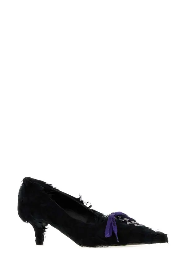 Prada Embellished Satin Pumps