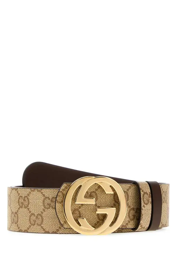 Gucci Printed Canvas Reversible Belt - Multicolor
