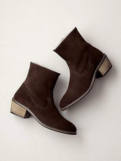 Overland S Autumn Shearling-lined Water-resistant Leather Western Boots