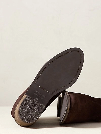Overland S Autumn Shearling-lined Water-resistant Leather Western Boots