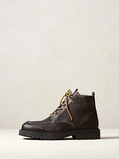 Overland S Vlad Shearling-lined Water-resistant Leather Boots