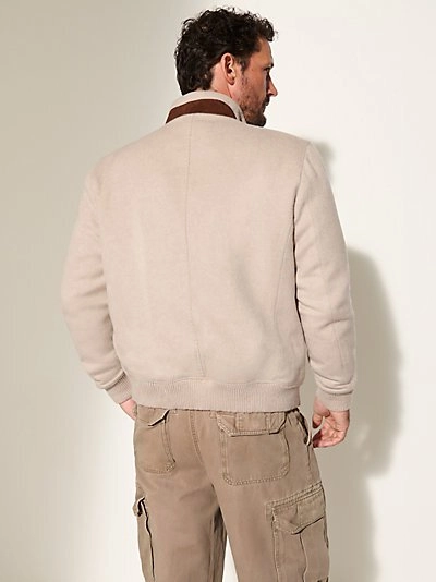 Overland Liam Cashmere Jacket With Shearling Lining