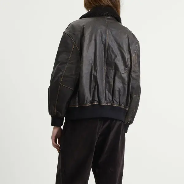 DUNST Detachable A-2 Leather Blouson