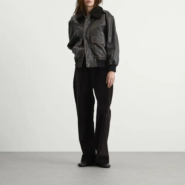 DUNST Detachable A-2 Leather Blouson