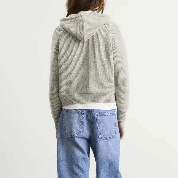 DUNST Hooded Knit Cardigan