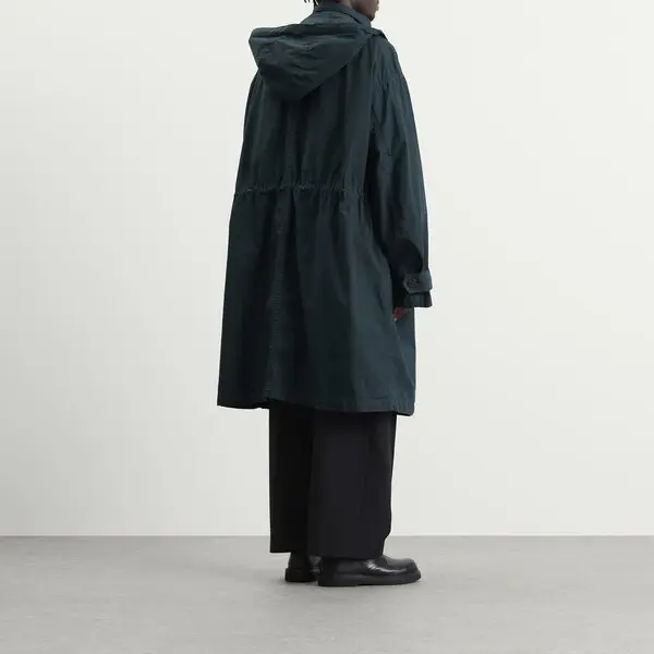 Dries Van Noten Roxer Overdye Cotton Coat