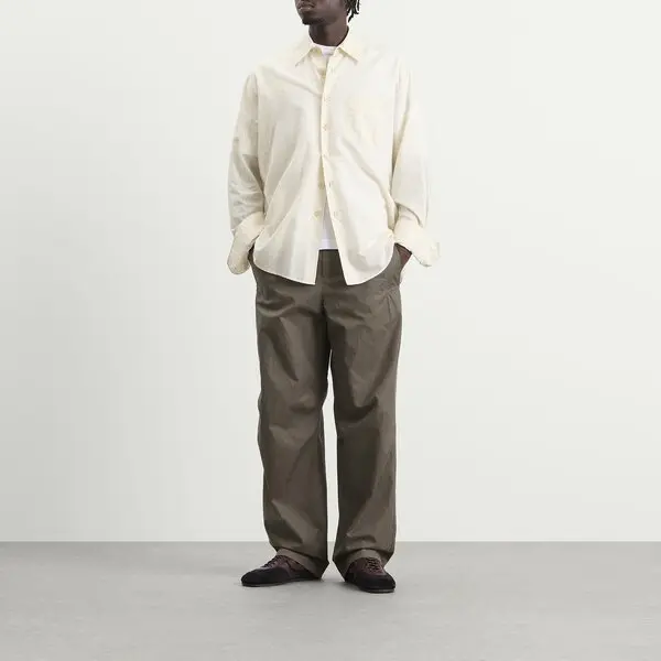 Dries Van Noten Pencks Twill Cotton Trousers