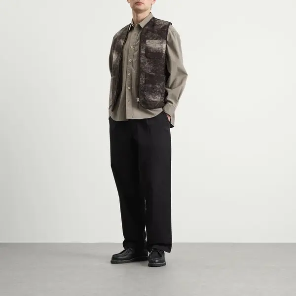 Universal Works Cloud Camo Knit Zip Gilet