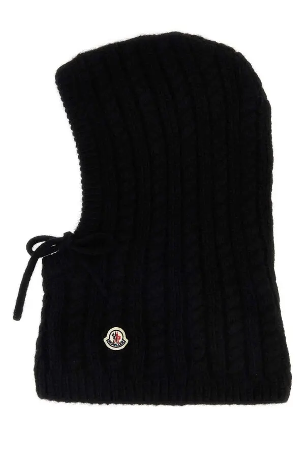 Moncler Alpaca Blend Balaclava - Black
