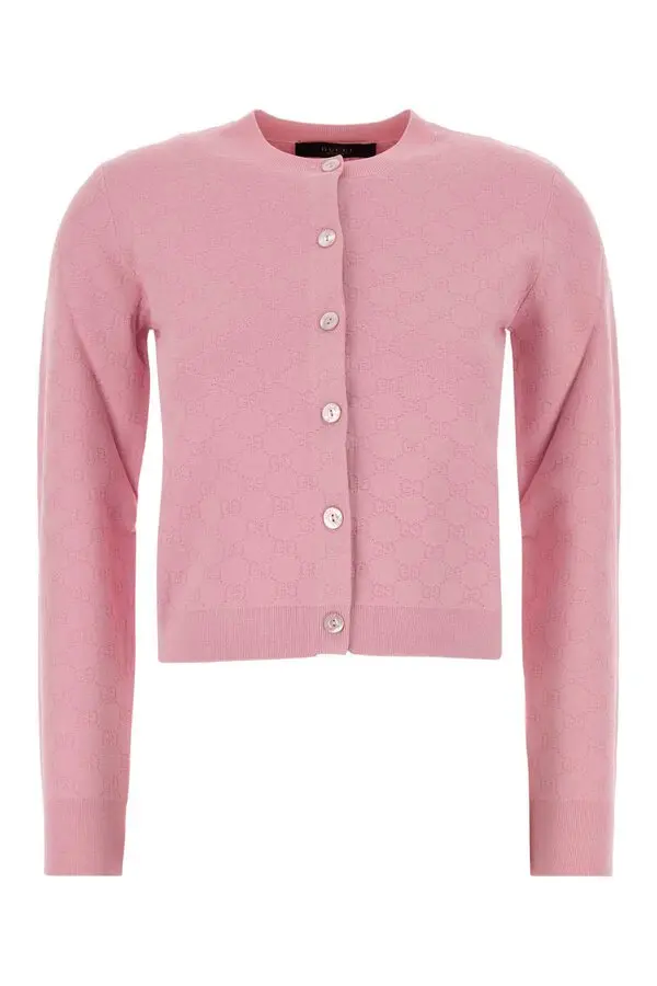Gucci Knit Cardigan - Pink