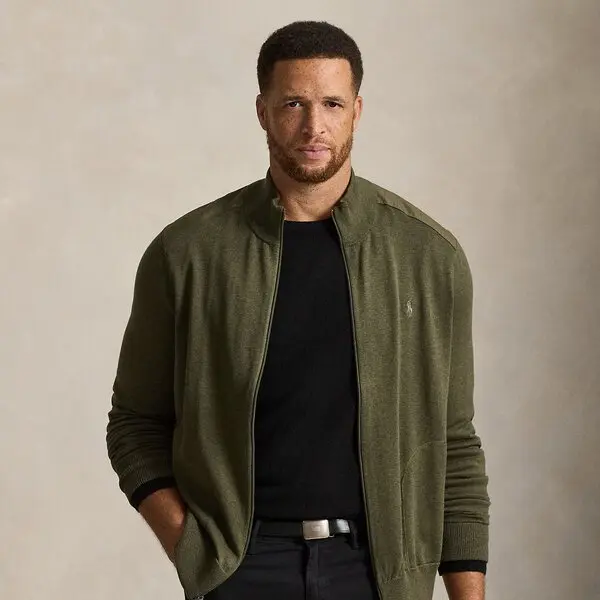 Ralph Lauren Hybrid Mockneck Cardigan