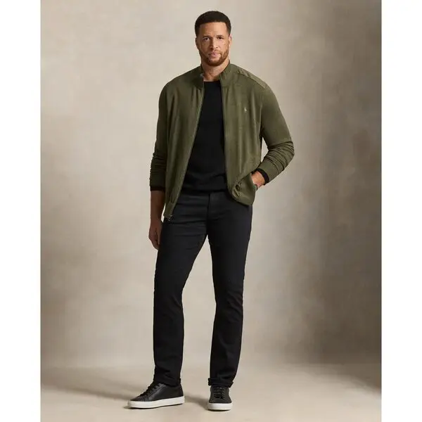 Ralph Lauren Hybrid Mockneck Cardigan