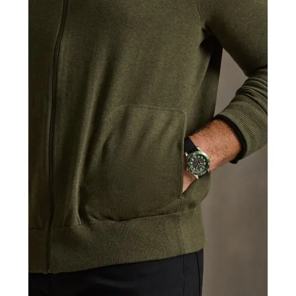 Ralph Lauren Hybrid Mockneck Cardigan