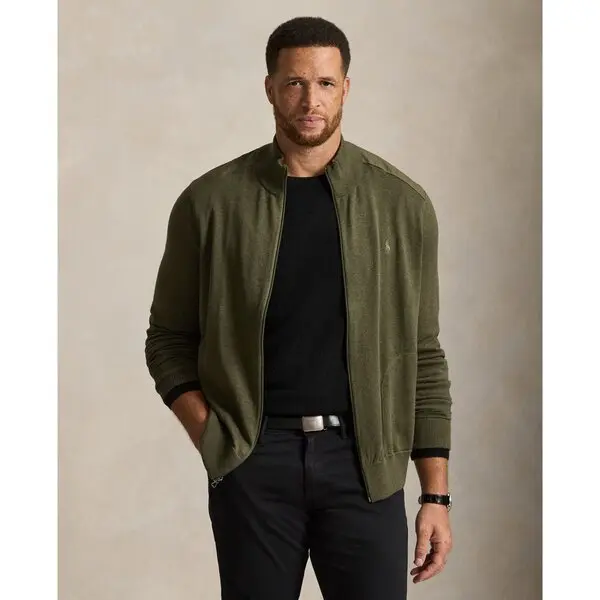 Ralph Lauren Hybrid Mockneck Cardigan