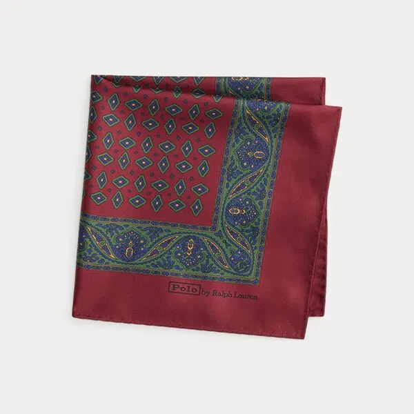 Ralph Lauren Neat Silk Pocket Square