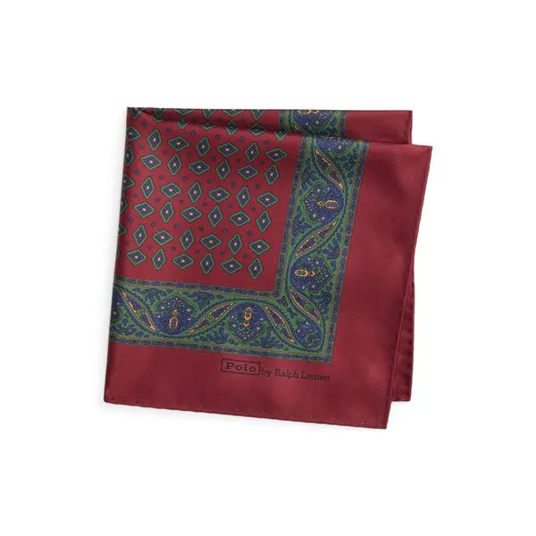 Ralph Lauren Neat Silk Pocket Square