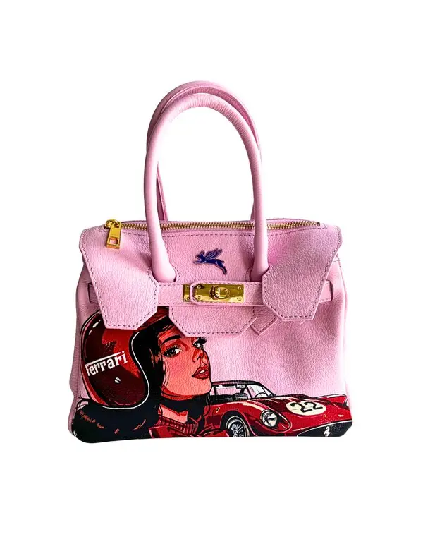 MAISON RUBAIYAT Mini Bella Hand-painted Leather Bag Gto