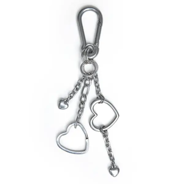 BYWOLFGANG Love U Heart Charm Carabiner Keychain