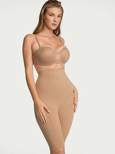 Victoria's Secret Vs X Leonisa Extra High-rise Shaper Short - Beige