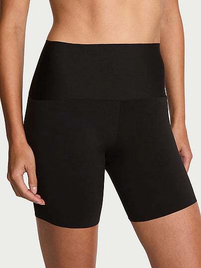 Victoria's Secret Vs X Leonisa Moderate Compression Seamless Shaper Short - Black