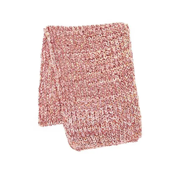 CARA & THE SKY Florence Knitted Chunky Oversized Scarf - Pink