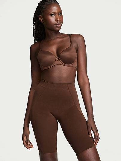 Victoria's Secret Vs X Leonisa Mid-rise Shaper Short - Brown