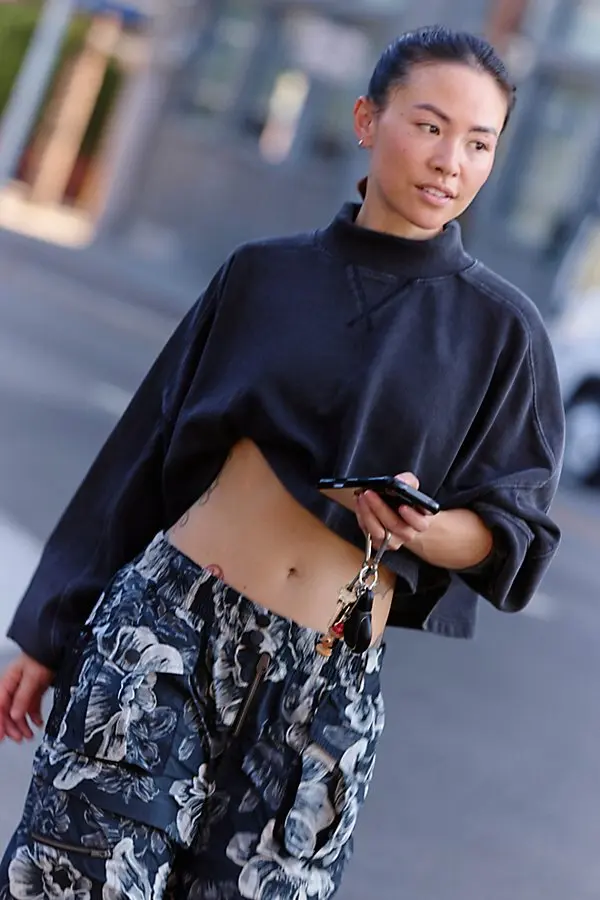 Free People Pick Up Game Pullover - Black
