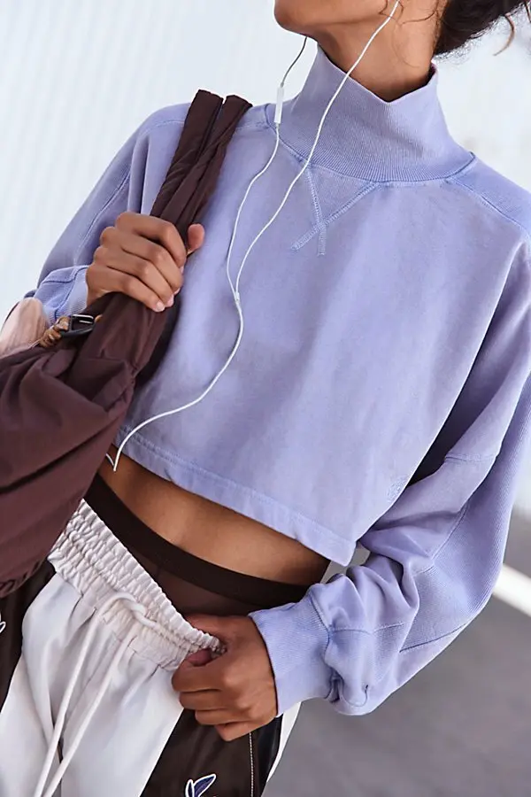Free People Pick Up Game Pullover - Slate