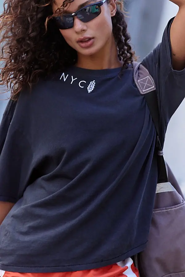 Free People Tackle Nyc Logo Tee