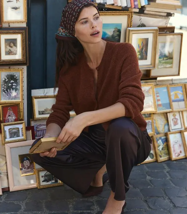 DÔEN Peroline Cashmere Cardigan