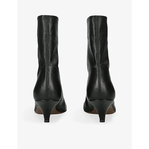 NEOUS Poera Stretch Leather Sock Ankle Boots