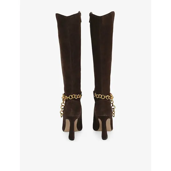 Steve Madden Skorcher Suede Heeled Knee-high Boots