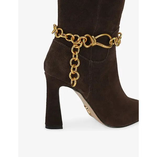 Steve Madden Skorcher Suede Heeled Knee-high Boots