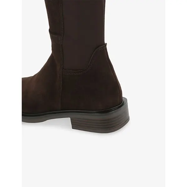 Steve Madden Resonate Suede Flat Knee-high Boots