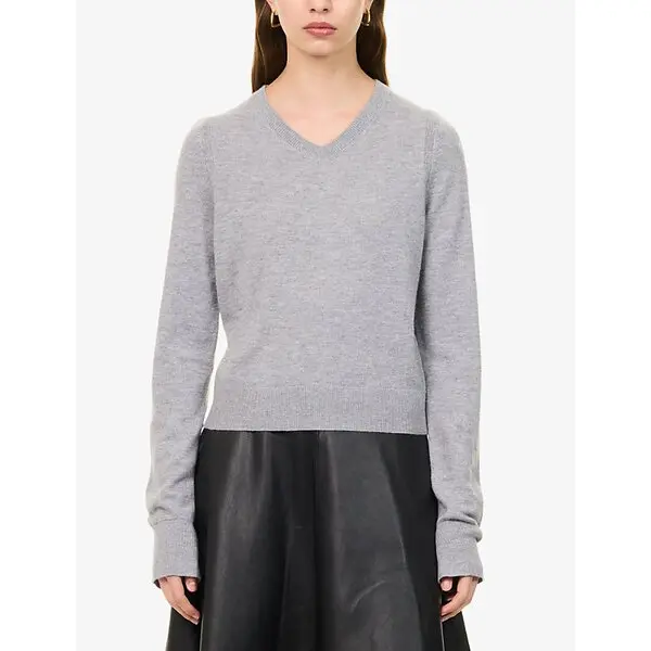 Dissh Livia V-neck Knitted Merino-wool Jumper