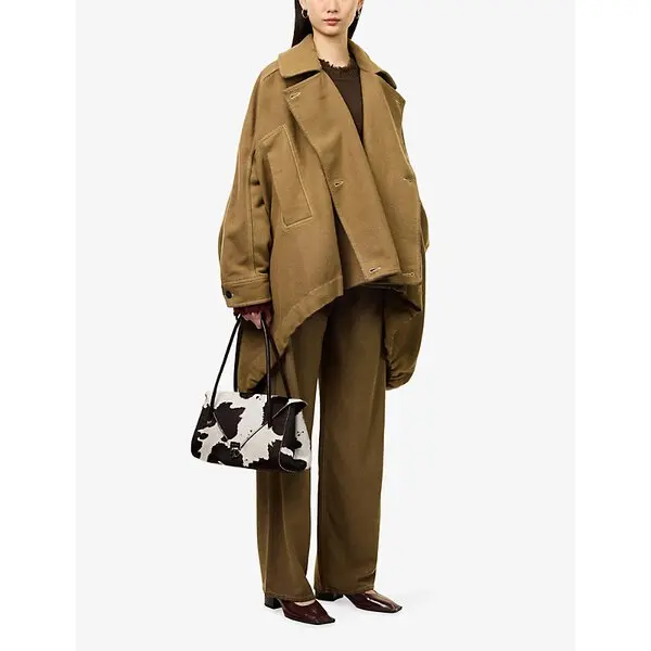 UMA WANG Phyllis Straight-leg Wool-blend Trousers