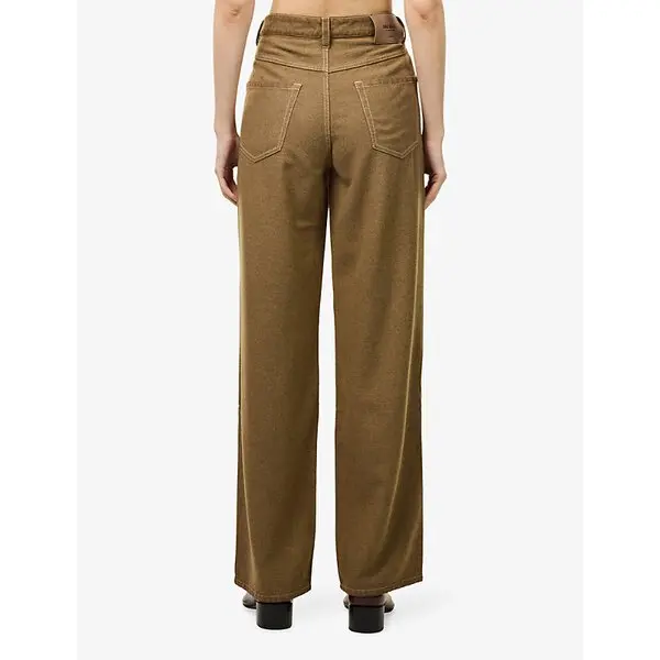 UMA WANG Phyllis Straight-leg Wool-blend Trousers