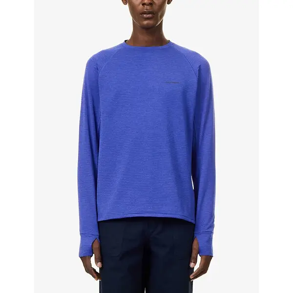 SALOMON Essential Long-sleeve Crewneck Woven Top