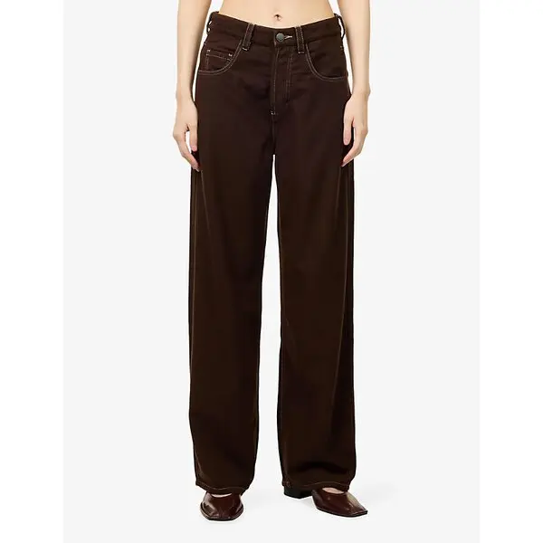 UMA WANG Phyllis Straight-leg Wool-blend Trousers