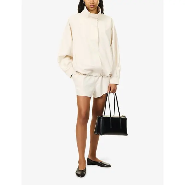 Dissh Rory High-neck Cotton And Linen-blend Track Jacket