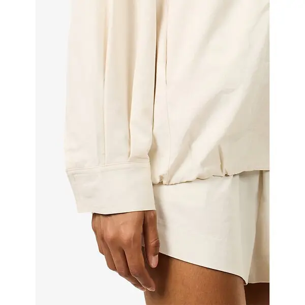 Dissh Rory High-neck Cotton And Linen-blend Track Jacket