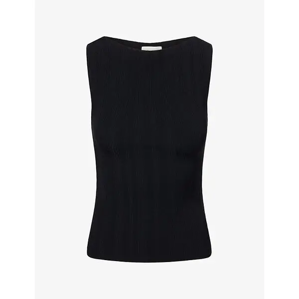 Dissh Dove Ribbed Jersey Tank Top